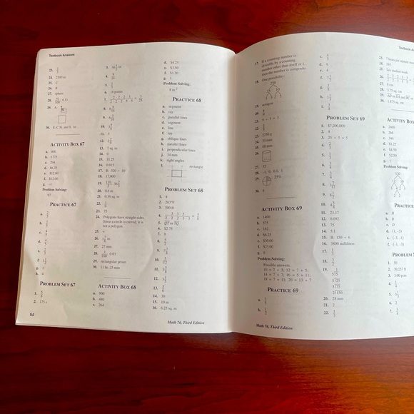 Other | Saxon Math 76 Third Edition | Poshmark